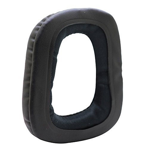 MMOBIEL Ear Pad Compatible with Logitech G35 G930 G430 F430 F450 Headset with Memory Foam Protein Leather (Black)
