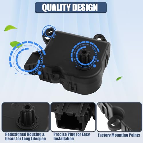 604-234 HVAC Blend Door Actuator Replacement for Ford Explorer & Flex 2011-2018, Ford Taurus 2008-2018, Lincoln MKT 2010-2018, Replaces# AA5Z-19E616-C, YH-1779