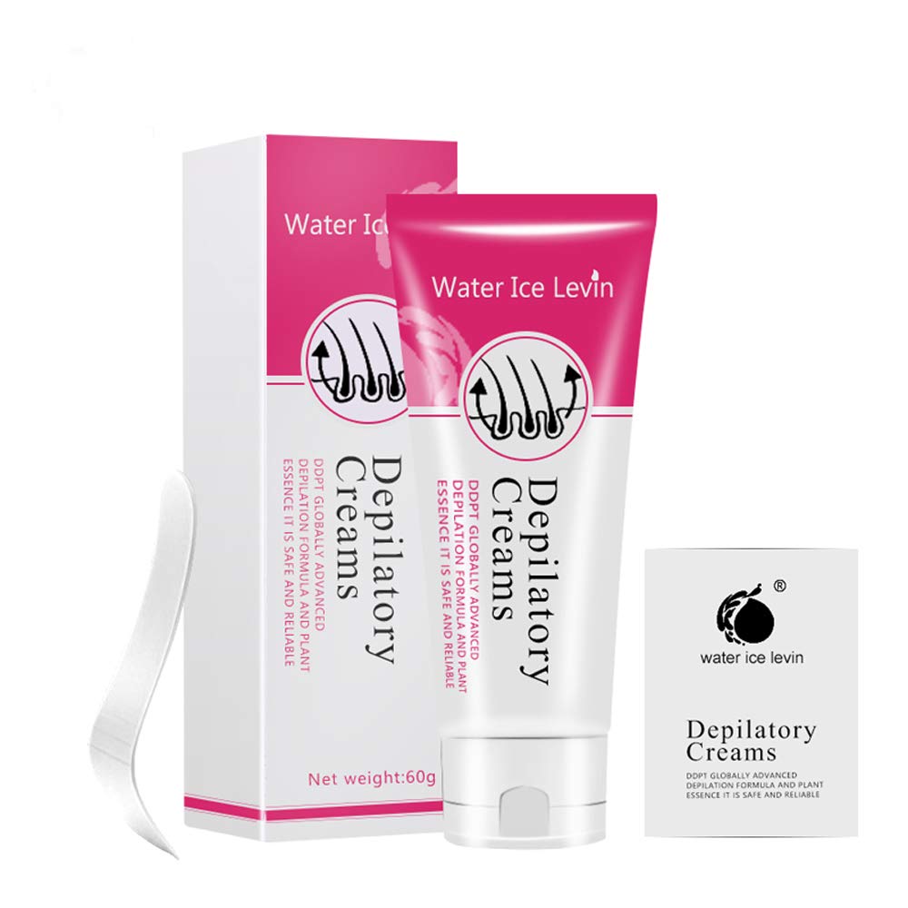 Hair Removal Cream water ice levin Depilatory Cream Used on Bikini,Underarm,Chest, Back, Legs and Arms for Men and Women,Simple and fast