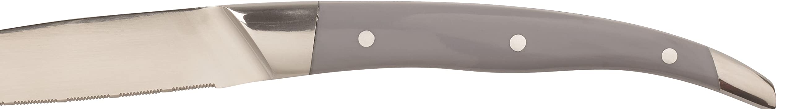 Arc Cardinal Chef & Sommelier Imperial Steak Knife, Made in USA, 9 5/8-Inch, Grey, Set of 12