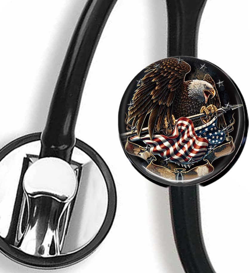 American Eagle Stethoscope Tag,Steth ID Tag,Nurse Badge,StethoscopeTag