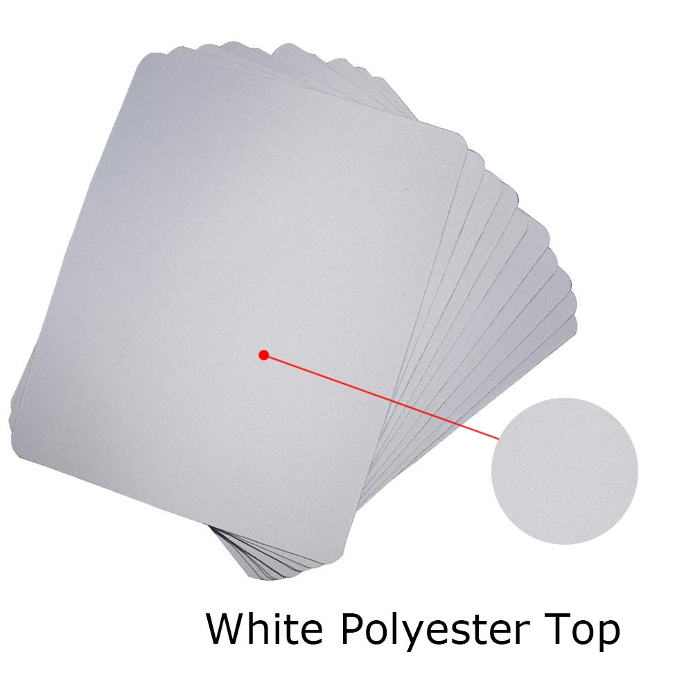 9 PCS Blank Mouse Pad for Sublimation Transfer Heat Press Printing Crafts 240X200X3mm