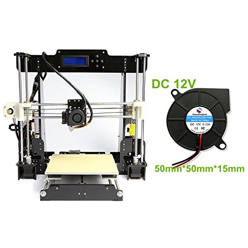 SoundOriginal 12VDC Brushless Blower Cooling Fan 50x50x15mm Fans for 3D Printer Humidifier Aromatherapy and Other Small Appliances Series Repair Replacement (x1 12V)