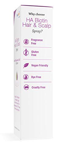 Hyalogic Biotin Volumizing Hair Spray with Hyaluronic Acid for Thinning Hair | Promotes Thicker, Healthier Locks and Scalp | 4 fl oz (118ml)