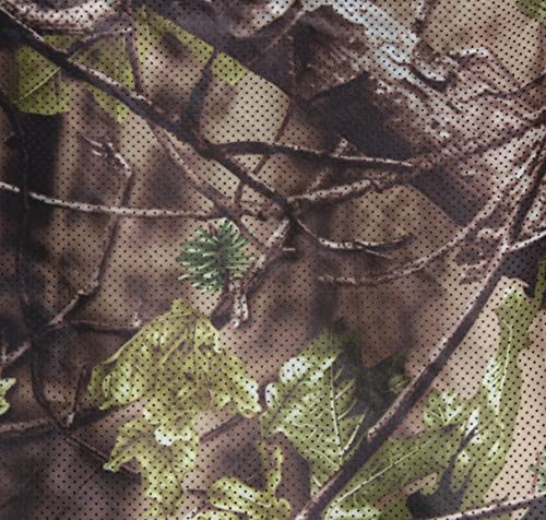 AUSCAMOTEK One Way See Through Camouflage Mesh Camo Netting Material for Hunting Ground Blind 5X13FT
