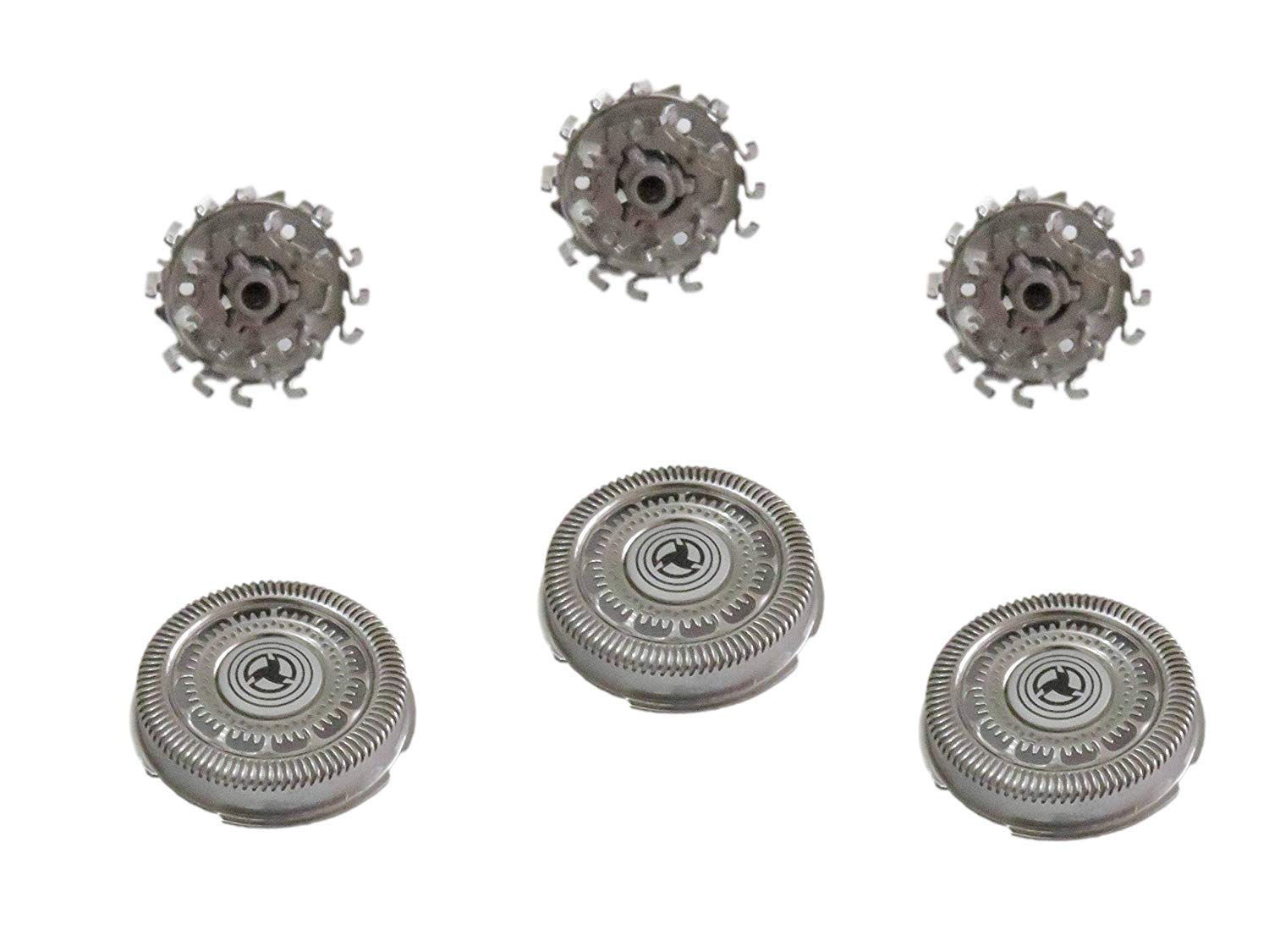 3X Sharp Replacement Shaver Blades Shaver head For PHILIPS NORELCO RQ12 Series Sensotouch 3D 1280X 1290X 1250XCC