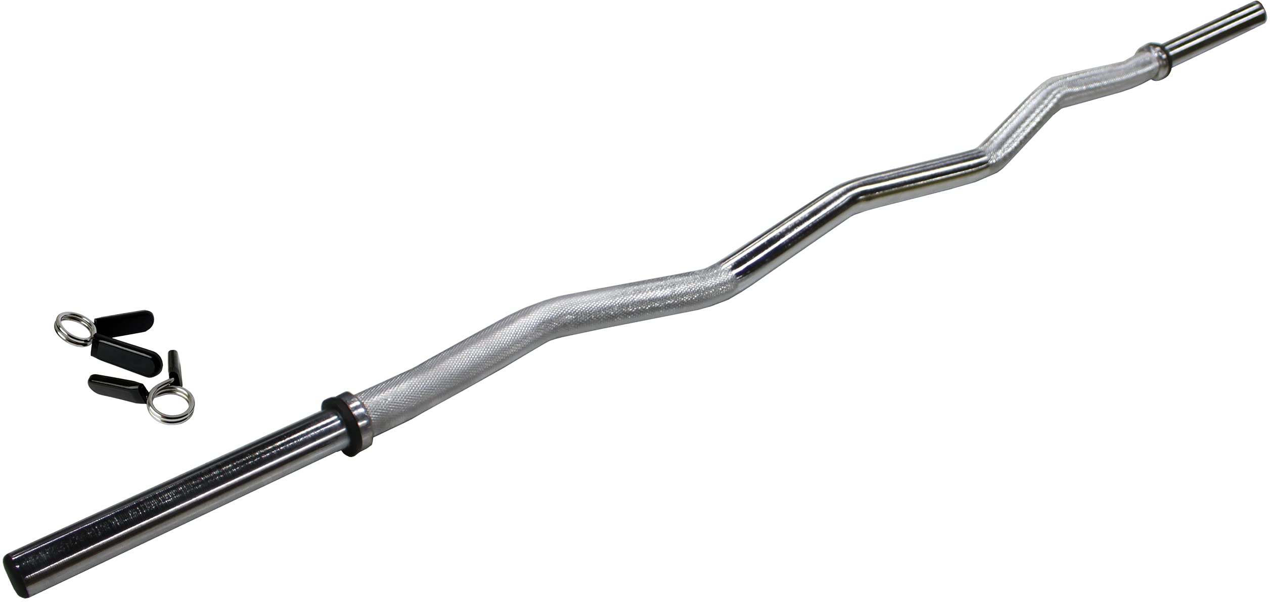 Ader Hollow E-Z Curl 1" Bar w/ 4 pcs of 1.25lb + 2.5lb Gray 1" Standard Weight Plates