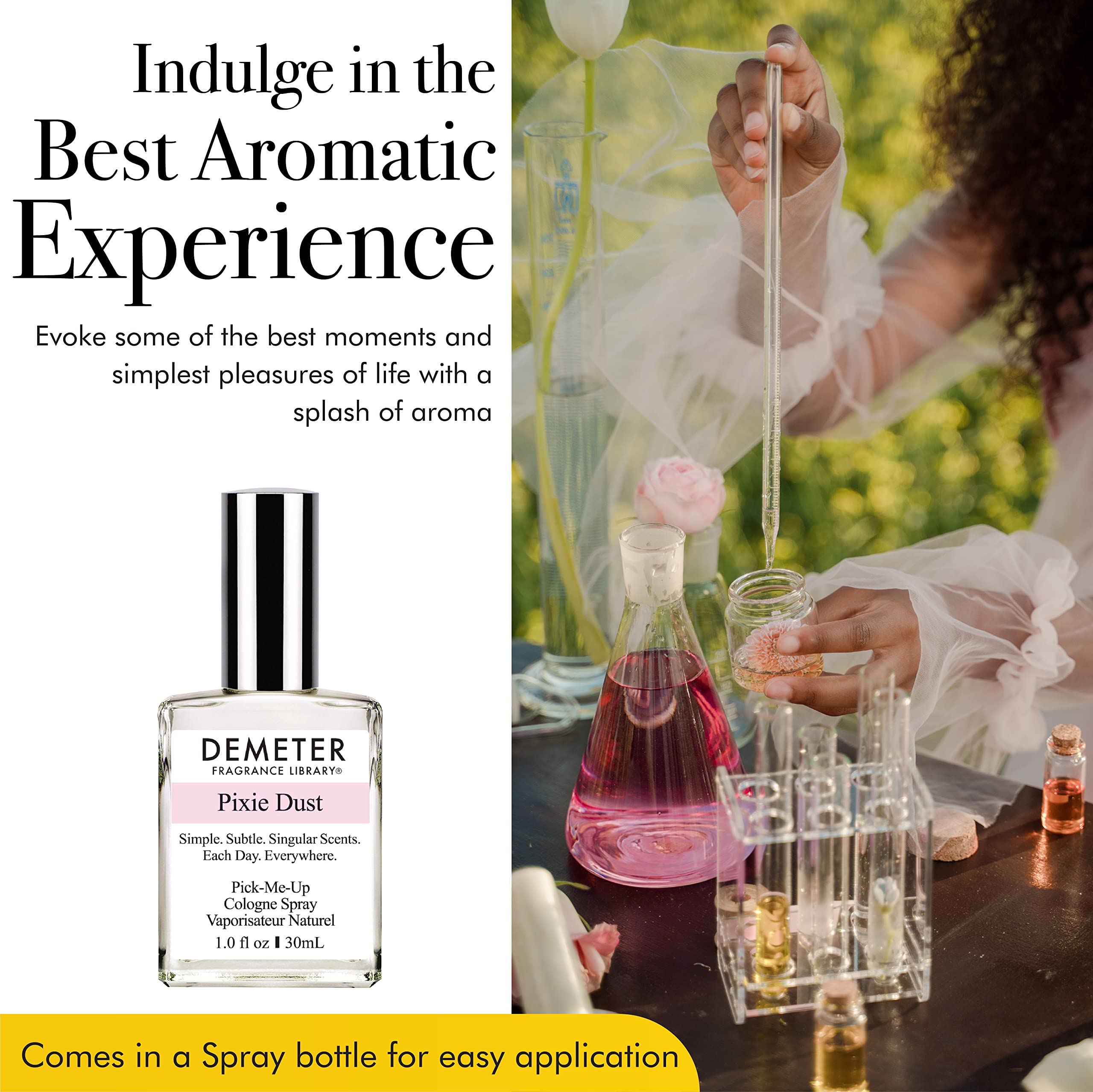 DEMETER Pixie Dust, 1 oz Cologne Spray, Perfume for Women