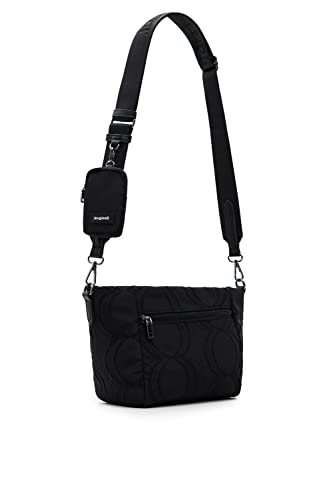 Desigual Accessories Fabric Across Body Bag, Black