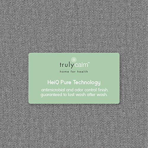 TRULY CALM HOME FOR HEALTH Antimicrobial Khaki Twin XL 3 Piece Sheet Set, Taupe (SS3829KHTX-4700)