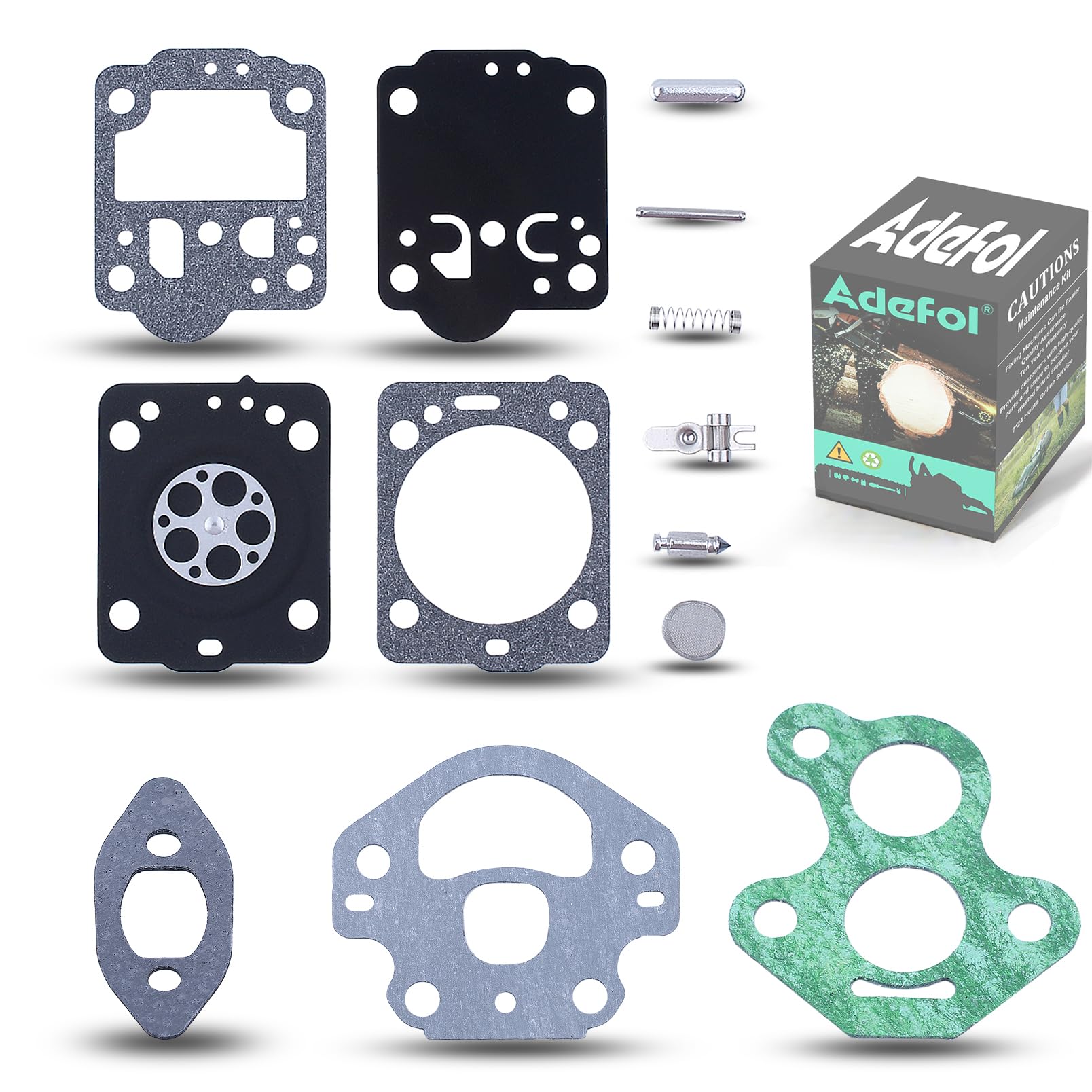 Adefol Chainsaw Carburetor Muffler Gasket Repair Kit for Husqvarna 235 240 Replacement OEM Parts for Zama RB149, RB 149, RB-149