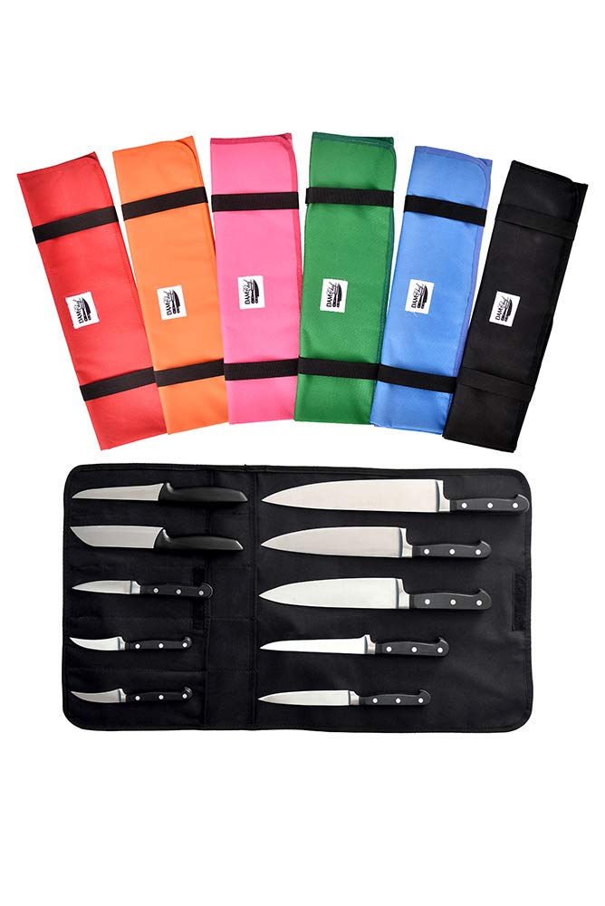 DAM UNIFORMS Cutlery Chef Bag β Knife Roll Bag for Professional Chefs β Fits up to 10 Knives