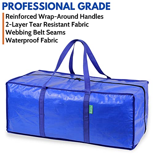 Creative Green Life Premium Quality Tote Bag Bundle (7-Bags) β Includes 3 Reusable Box Bags and 4 Moving Bags