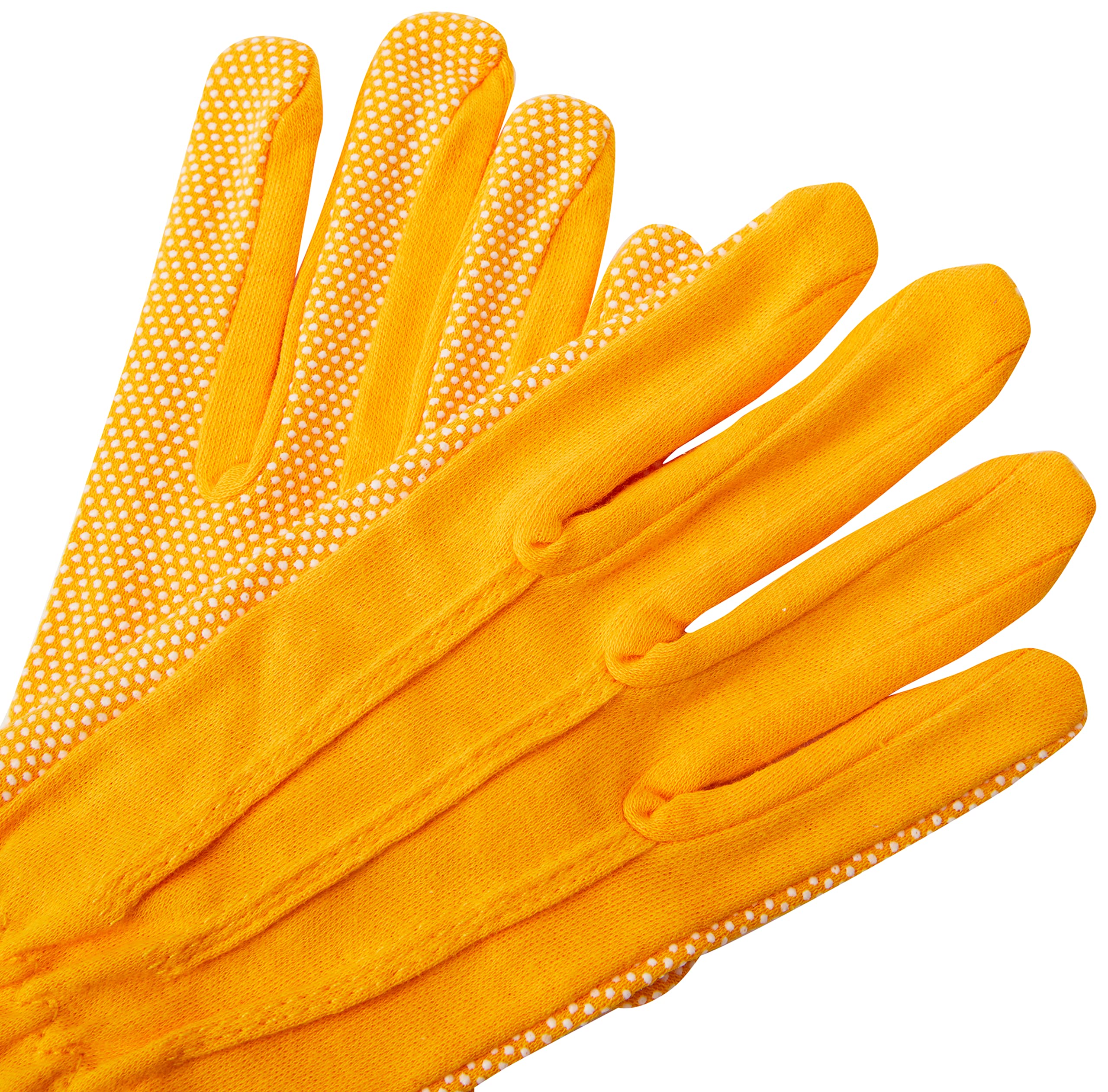Dritz Fons & Porter 7856 Machine Quilting Grip Gloves, Gold, Size Large