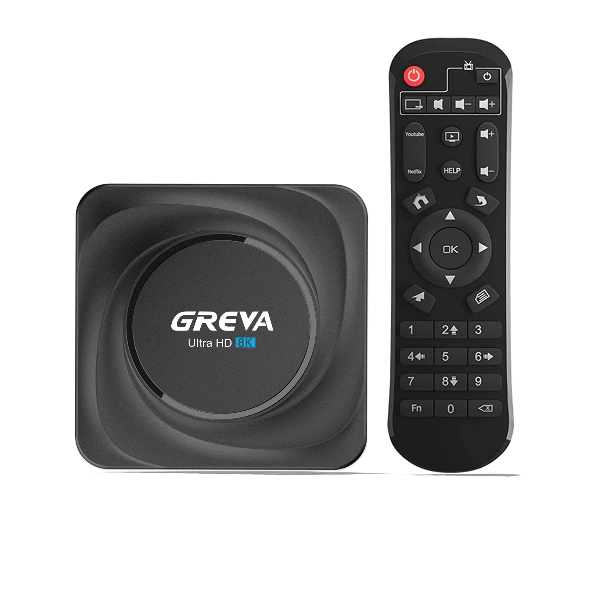 Android 11 TV Box R Lite 4K HDR Support Voice Remote Control with Chromecast Built-in Google Certified Streaming Media Player
