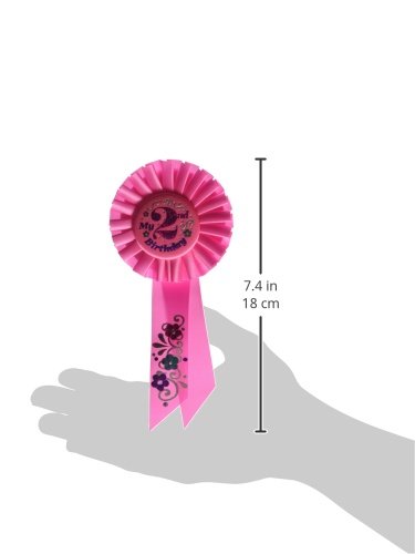 Beistle My 2nd Birthday Rosette, 3-1/4-Inch by 6-1/2-Inch
