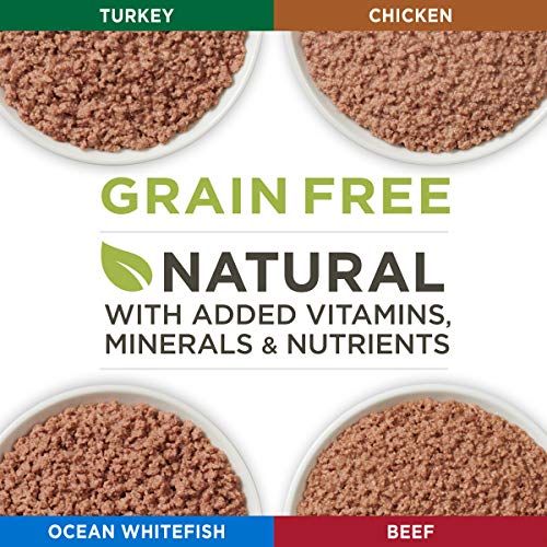 Purina ONE High Protein, Grain Free Pate Wet Cat Food Variety Pack, Grain Free Formula - (24) 3 oz. Cans