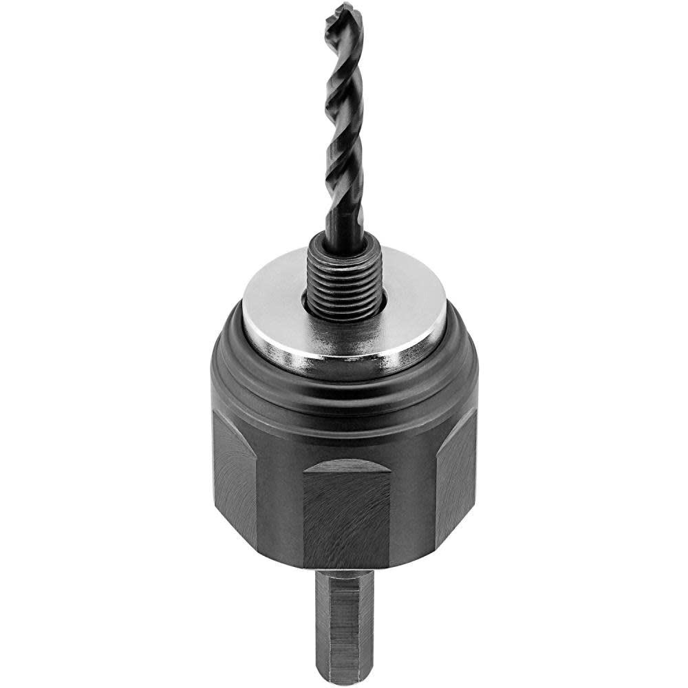 DEWALT DW1810 3/8-Inch Quick Change Mandrel (9/16-Inch to 1-3/16-Inch), Black, 3/8 in