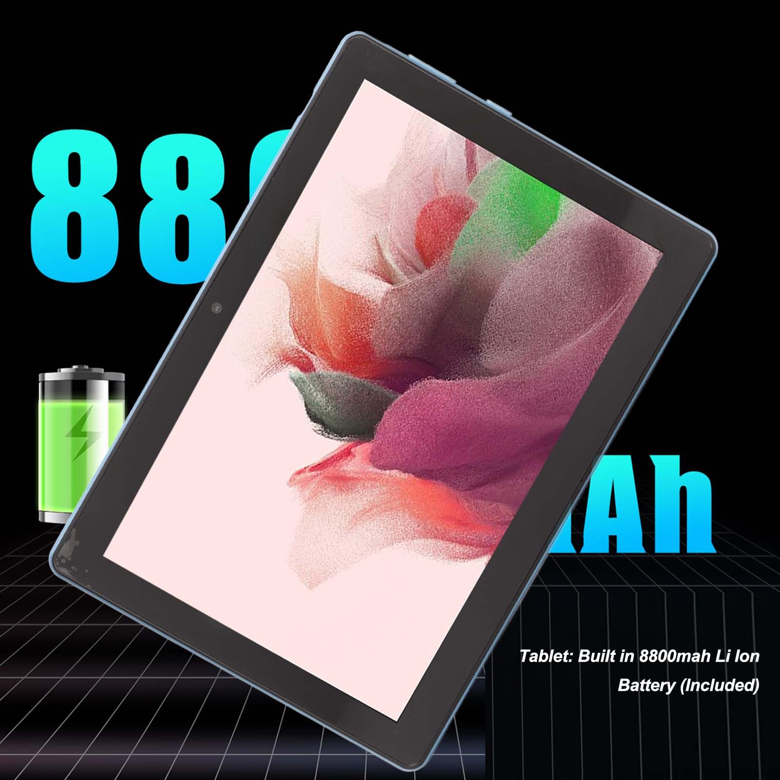 8 Inch Tablet, Support GPS FM Dual Speakers 100-240V 1920x1200 Resolution Tablet Computer 4G LTE 11.0 (US Plug)