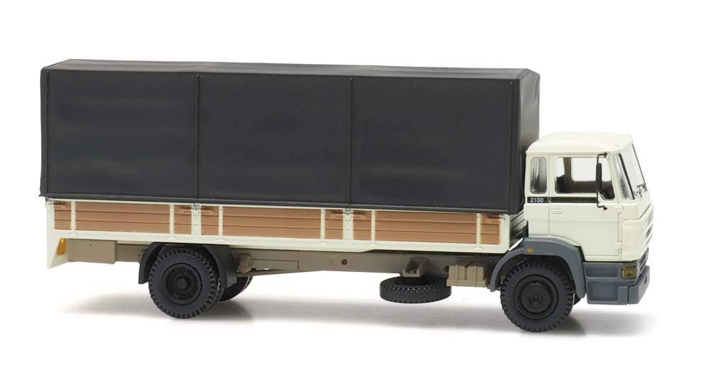ARTITEC DAF Tilting Cabin 1987, Movable Hood, White 1/87 Finished Model Truck