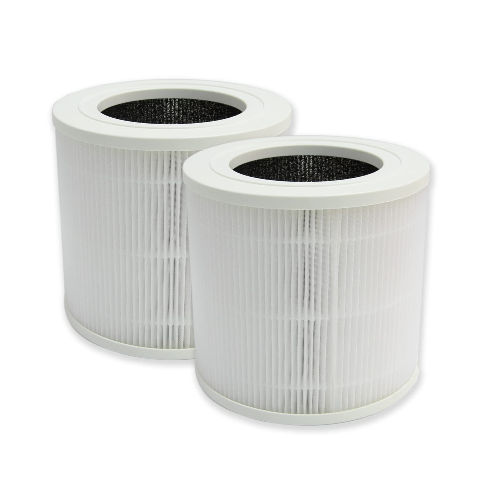 PUREBURG Replacement Filter Compatible with Bionaire BAP9921 True HEPA 360° Air Purifier, 2-Pack H13 HEPA 4-Stage Filtration Activated Carbon 2-IN-1