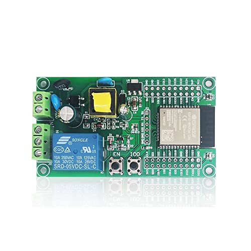 AC90-250V ESP32 Wifi Relay Board Single Relay Module Development Board I/O Port UART ProgDownload Port 4M Byte Flash Module