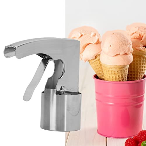 Cylinder Ice Cream Scoop Stainless Steel Cylinder Ergonomic Design Ice Cream Scooper Old Style Ice Cream Scoop