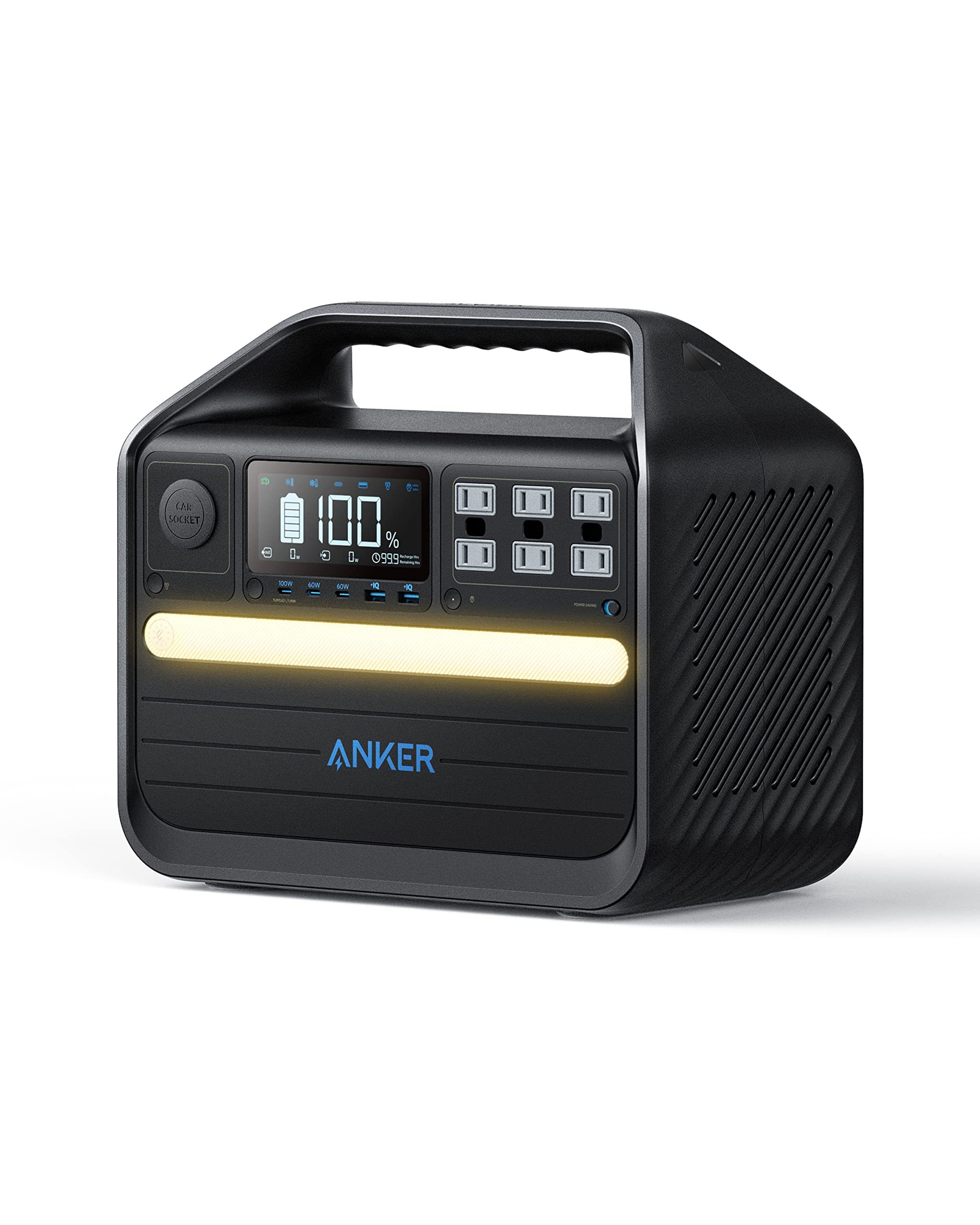 Anker 555 Portable Power Station, 1024Wh Solar Generator (Solar Panel Optional) with LiFePO4 Battery, 6 AC Outlets, 3 USB-C PD Ports at 100W Max, 1000W Powerhouse for Outdoor RV, Camping, Emergency