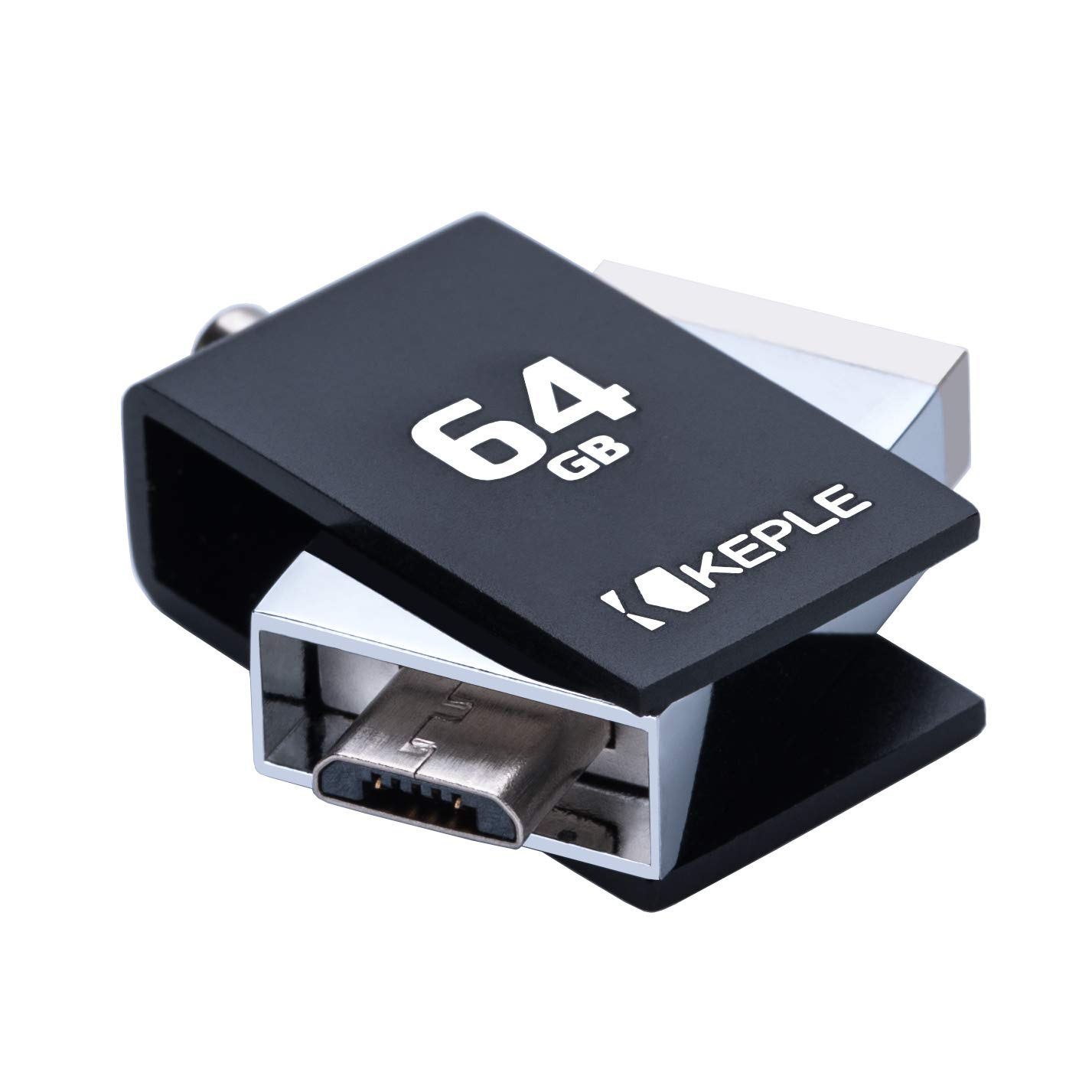 64GB USB Stick OTG to Micro USB 2 in 1 Flash Drive Memory Stick 2.0 Compatible with Motorola Moto G6 Play / G5, G5 Plus / G4 / E5, E5 Play, E5 Play Go, E5 Plus | 64 GB Pen Drive Dual Port