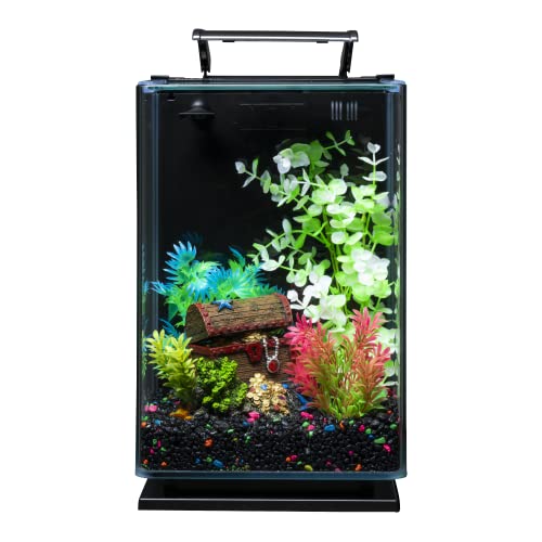 GloFish Aquarium Gravel, Fish Tank Gravel, Black With Fluorescent Accents, Compliments GloFish Tanks, 5 lb Bag