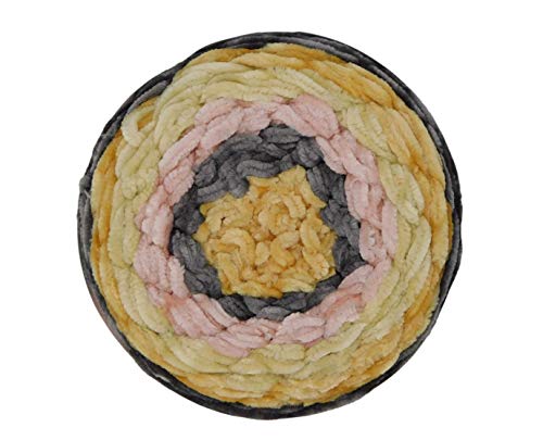 Bernat Velvet Stripes Yarn 10.5 Ounces 315 Yards (Morning Kiss)