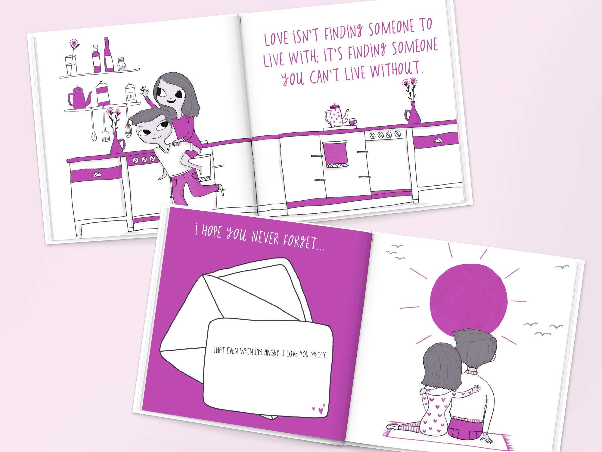 Personalized Book for Boyfriend, Girlfriend, Spouse, Partner, Birthday | Book of Us (Hardcover)