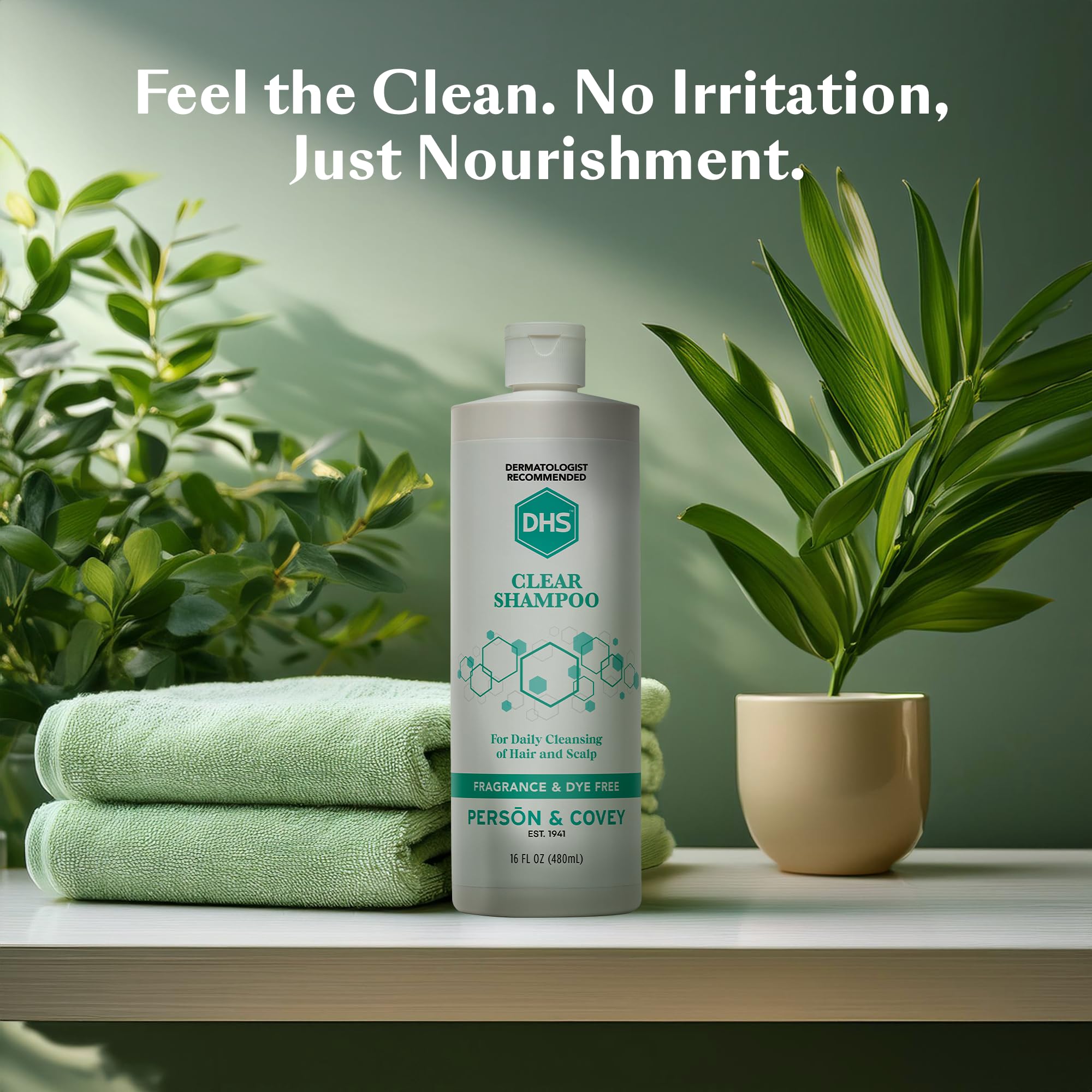 DHS Clear Shampoo, 16 Oz