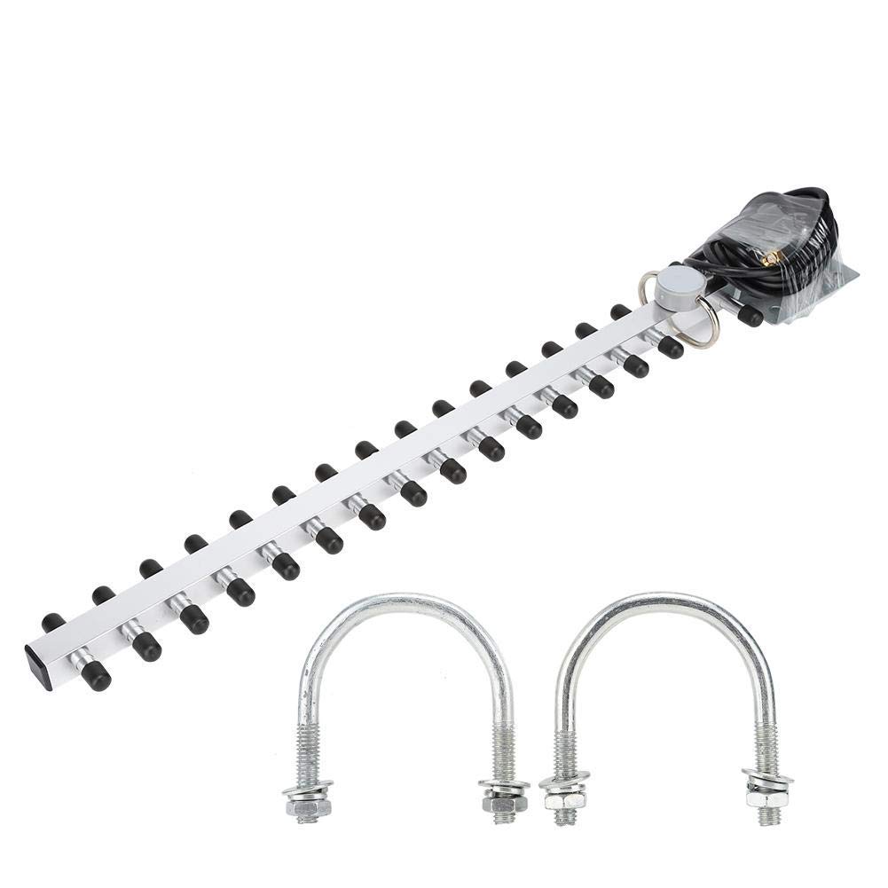 Yagi Antenna, 2.4G 25dBi High Gain Router Network Antenna, 1.5m Aluminum Alloy 16 Unit Directional Yagi Antenna