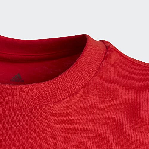 adidas Boys' Salah Football Graphic Tee, Vivid Red, Small