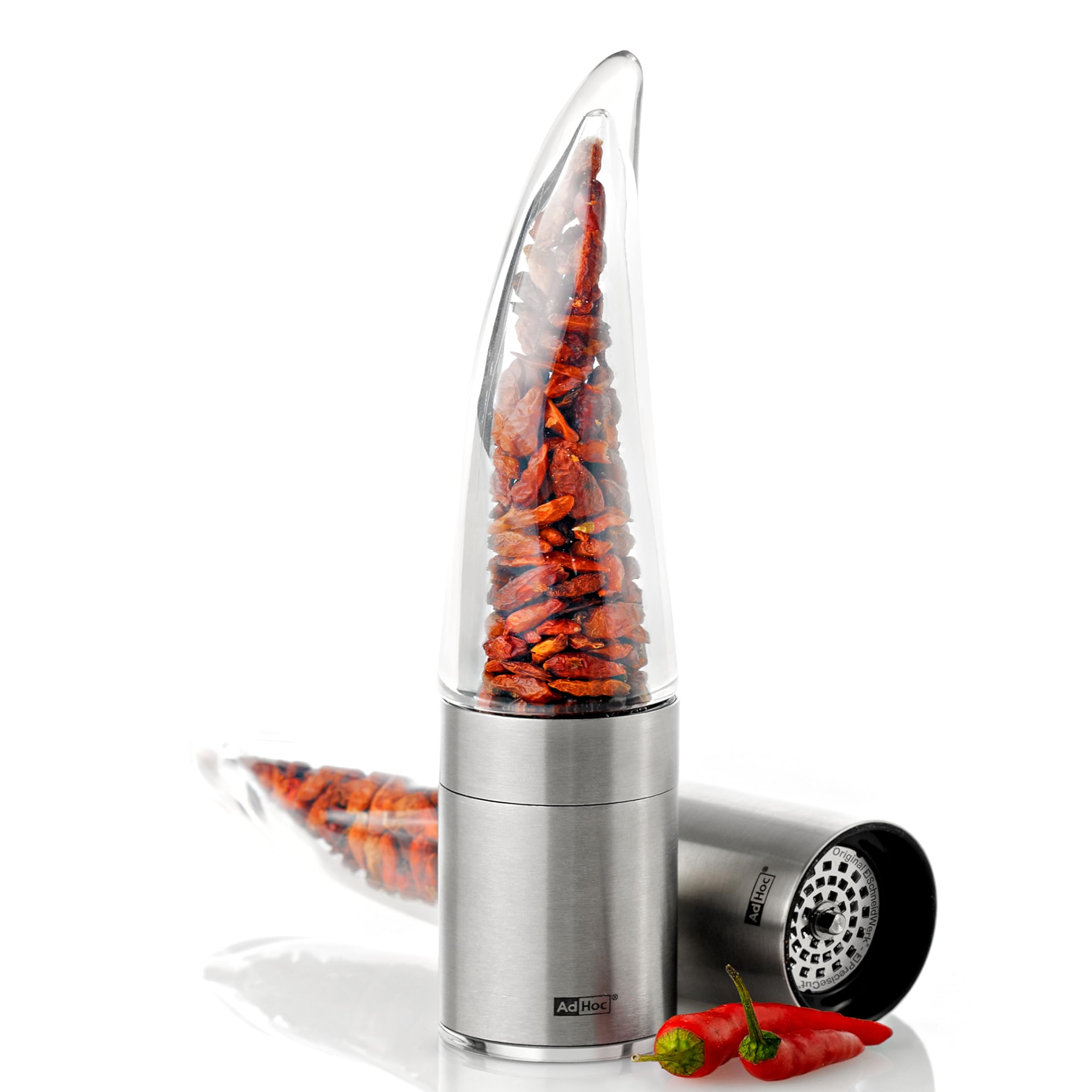 Adhoc Pepe Stainless Steel and Acrylic Chili Cutter, 8-Inch