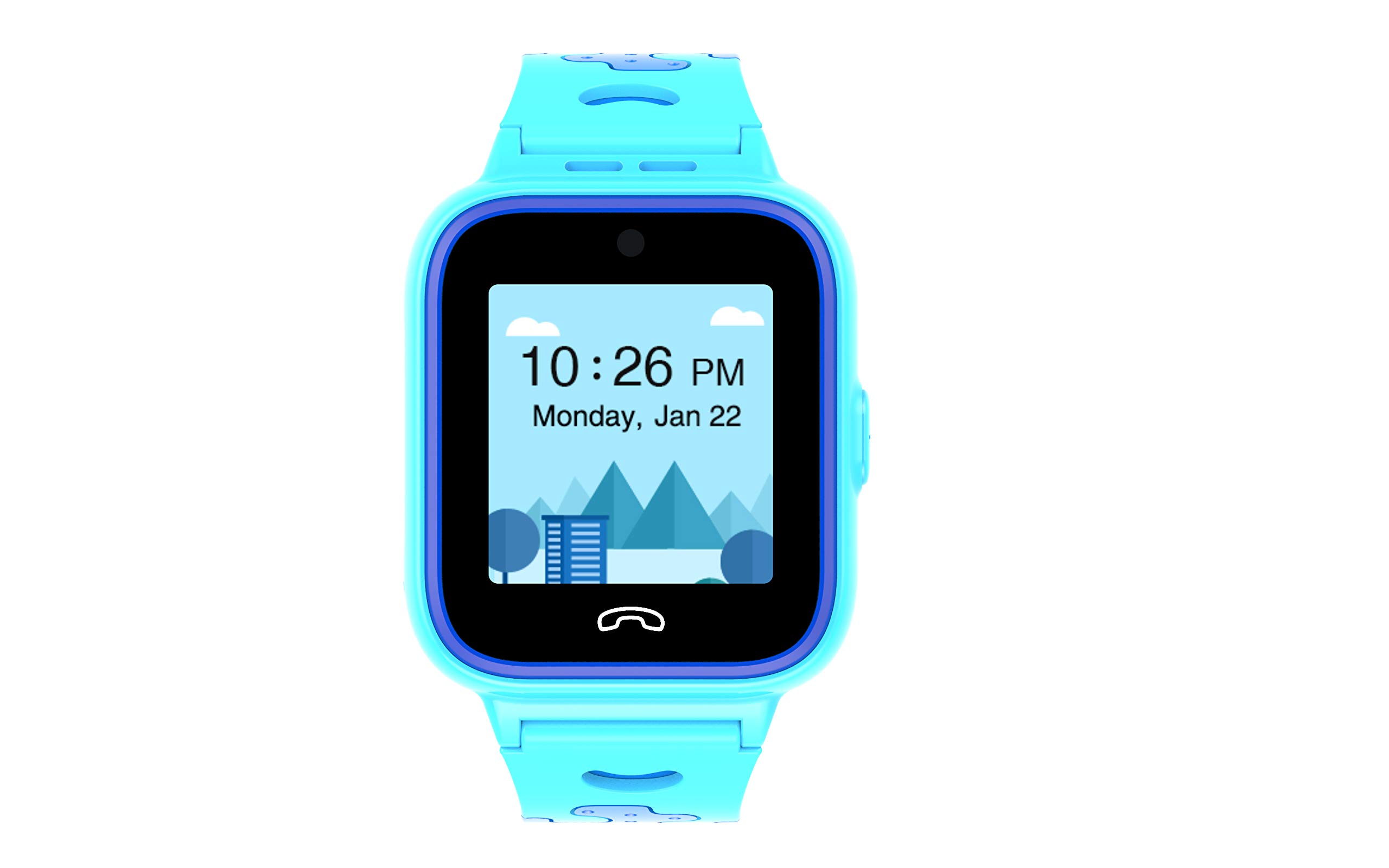 Vowor Kids Smart Watch, 4G WiFi GPS LBS Tracker SOS Emergency Call Video Chat Children Smartwatches, IP67 Waterproof Phone Watch for Boys Girls Age 3Years+, Compatible with Android/iPhone iOS (Blue)