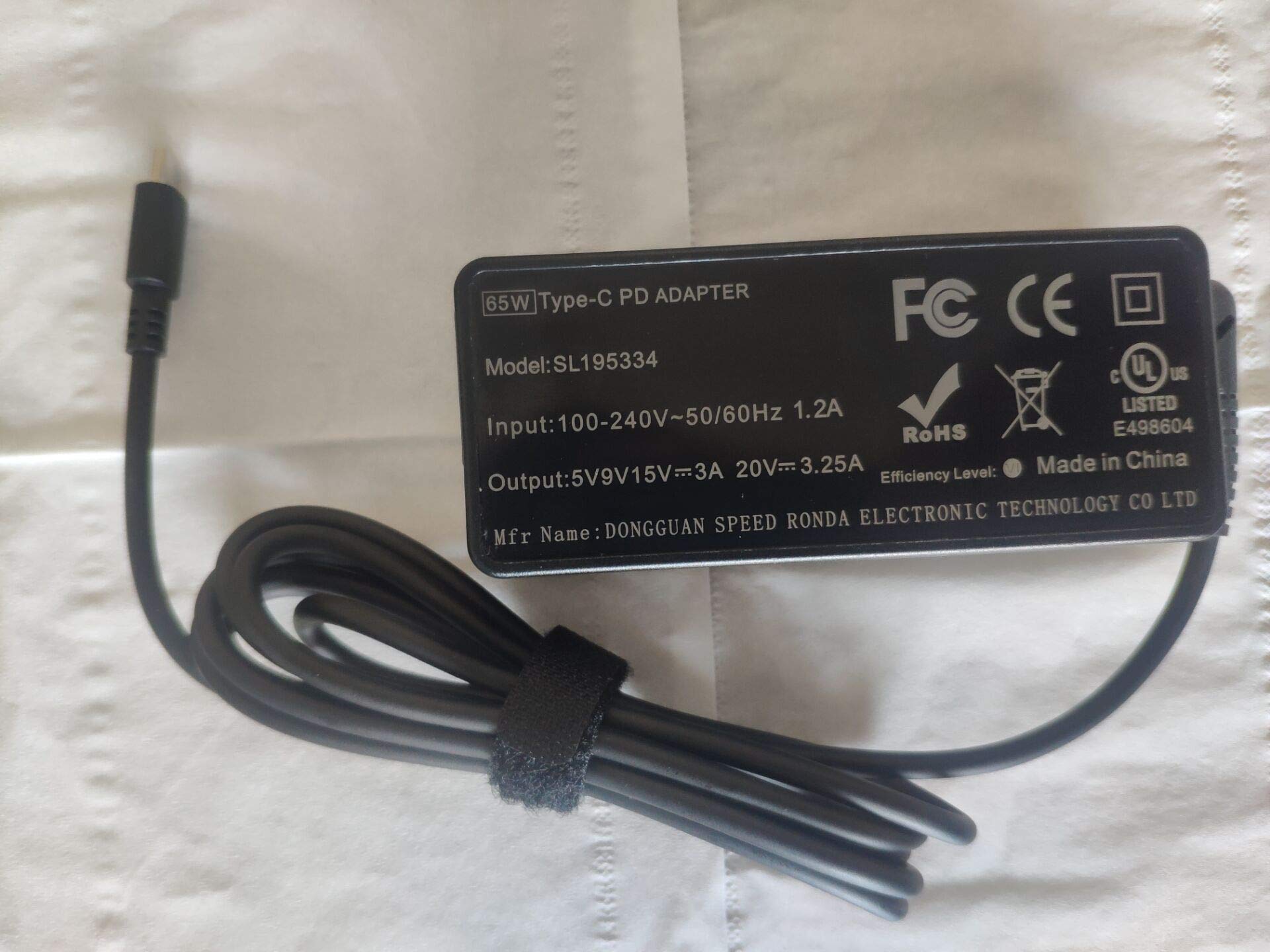 65W AC Power Adapter19.5V 3.34A for Dell Latitude E5440 E5470 7480 E6540 E7440 E7450 E7250 E6440 E6430 7490 7290 5490 5590 5290 Laptop Charger