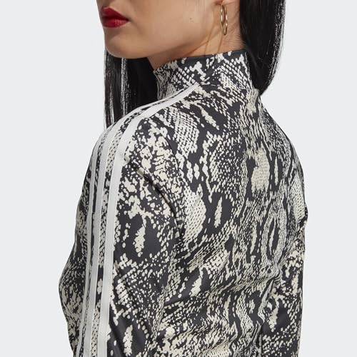 adidas Originals Women's All Over Print Longsleeve T-Shirt, Black/Multicolor, Large