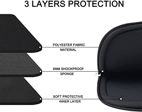 Askuko 15 inch Laptop Sleeve Bag, Laptop Cover Shockproof Protective Case, Handbags Portable Notebook Bag for 15-16 inch HP Dell Asus Lenovo Computer, Laptop Case with Front Pocket, Black