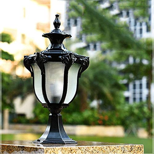 DIAOD Garden Lights Wall Pillar Lamp European Retro Led Home Villa Gate Pillar Outdoor Courtyard Super Bright Light