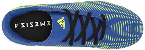 adidas Boy's Nemeziz .4 Firm Ground Soccer Shoe, Team Royal Blue/Solar Yellow/White, 4.5 Big Kid