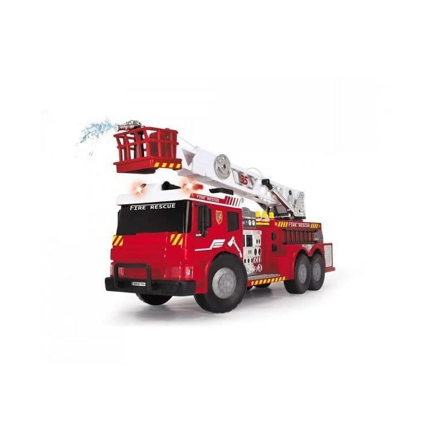 Dickie Toys - 24" Light and Sound RC Fire Truck with Working Pump