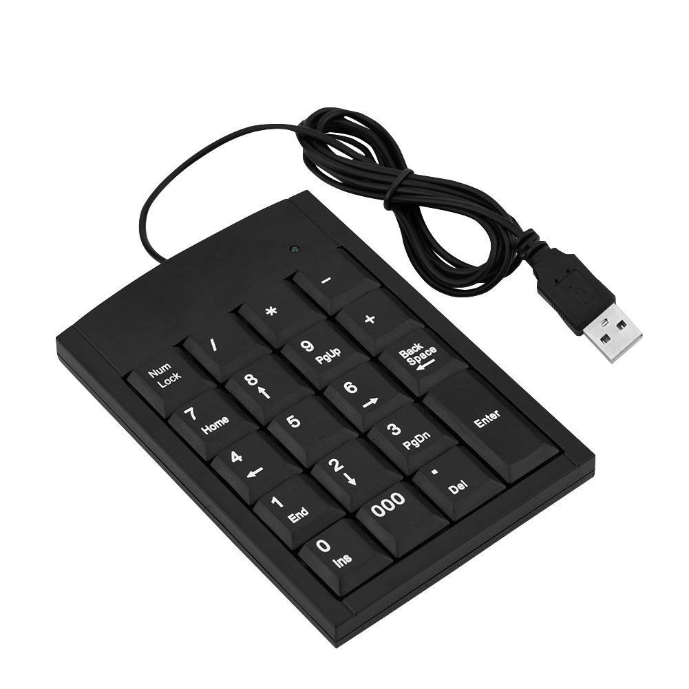 Mechanical Keyboard, Ergonomic Keyboard, Portable Mini USB Numeric Keypad Number Keyboard for Laptop, Gaming Keyboard
