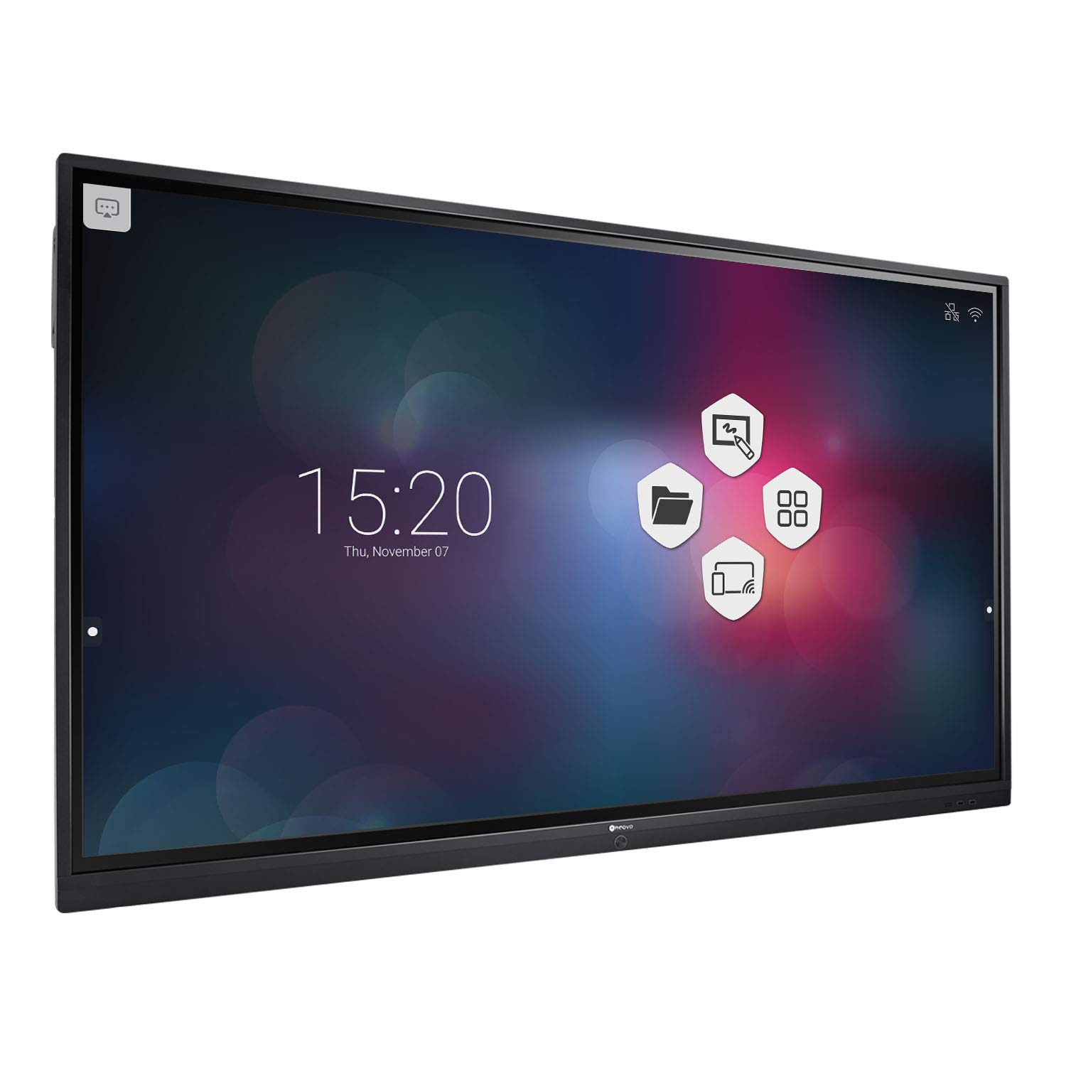 AG Neovo IFP-6502 65 inch Interactive Flat Panel Display, Wall Mount Kits, 4K, 20-Point Multi-Touch, HDMI, VGA, Dual Styluses