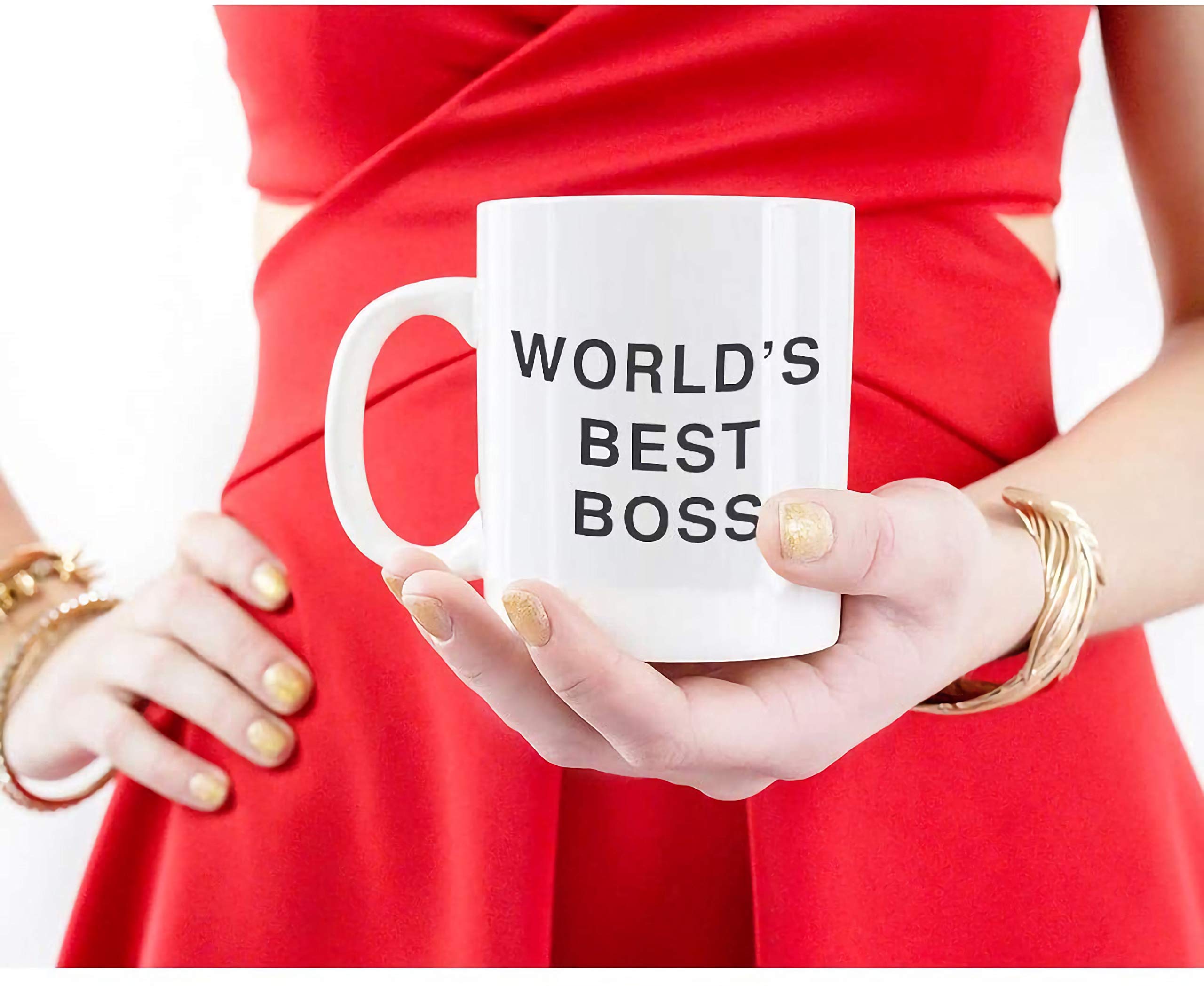Worlds Best Boss Mug, The Office Coffee Mug, Office Decor, Gift for Office Fans Boss Coworkers or Friends 11oz