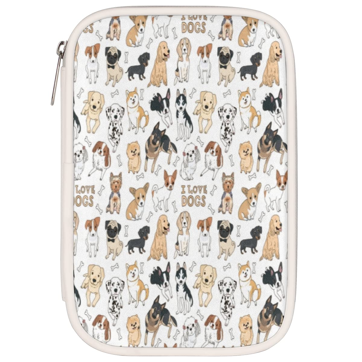 Animal Dog Cute Pencil Case Cute Doodle Gog Pencil Box for Kids Large Capacity Students Stationery with Compartments School Boys Accessories Storage Box Organizer Pencil Bag for Boys Girls Toddlers