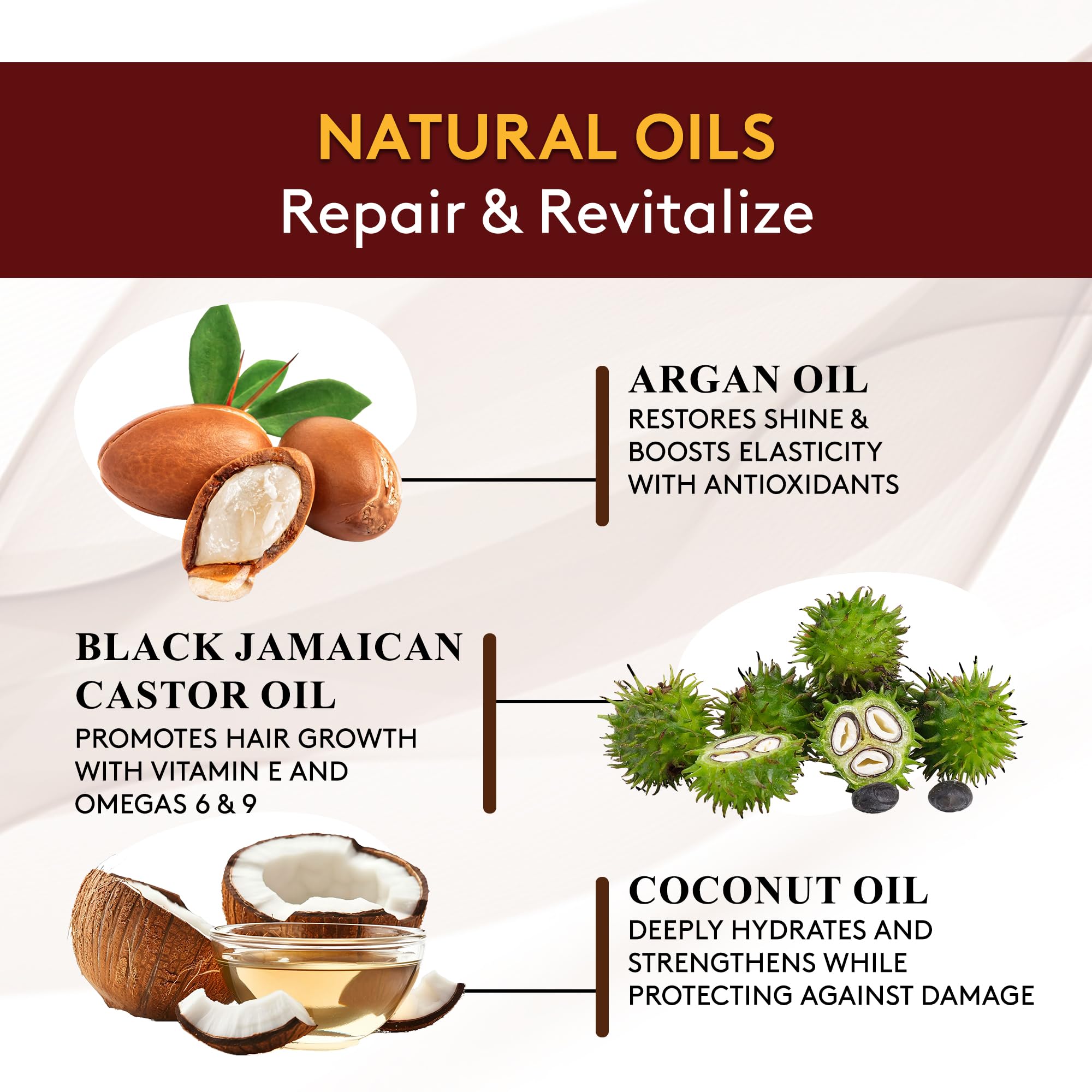 OKAY BLACK JAMAICAN CASTOR OIL and COCONUT SHAMPOO 12.oz / 355ml