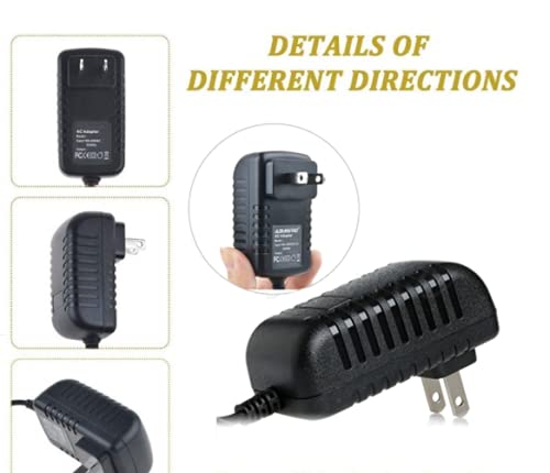 Digipartspower 9VDC AC Adapter Power Cord Compatible with Atari Flashback 2 Classic Game Console Flash Back