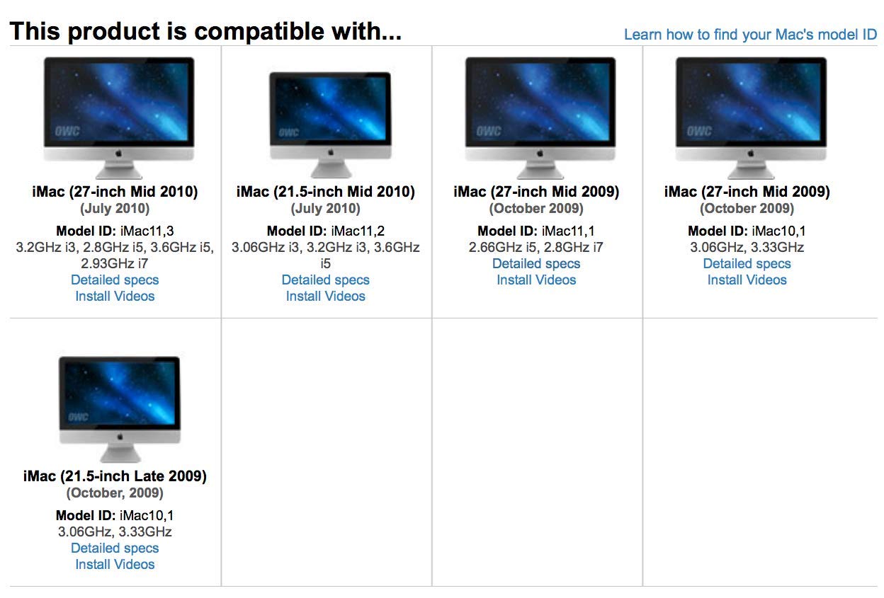 OWC 500GB 3G SSD and HDD DIY Complete Bundle Upgrade Kit for Late 2009-2010 iMacs, (OWCKITIM09HE500)